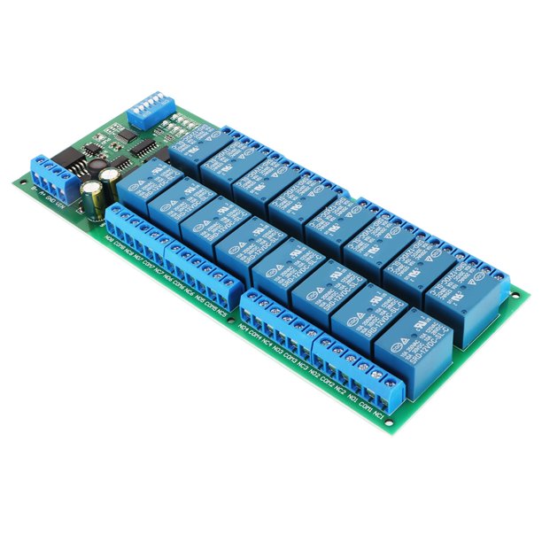 RS485 Relay Module, 16 Channel Relay Module Board RTU for Equipment ...