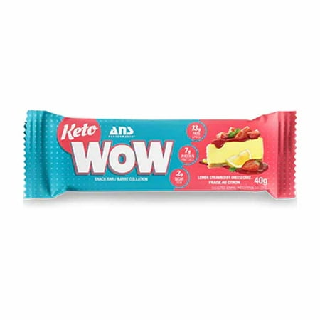 Ans Performance - Keto Wow Snack Bar Lemon Strawberry Cheesecake, 40g ...