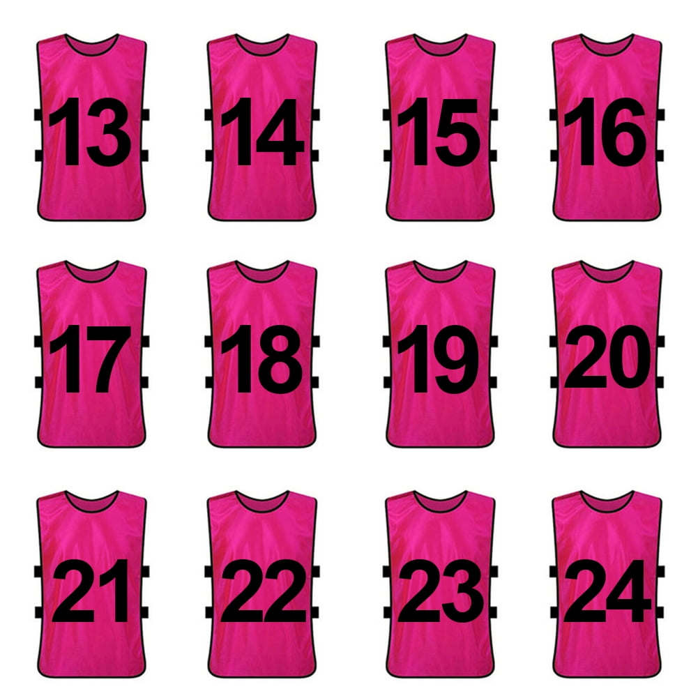 Click here for Toptie Sets Of 12 Numbered Training Vest (#13-24)... prices