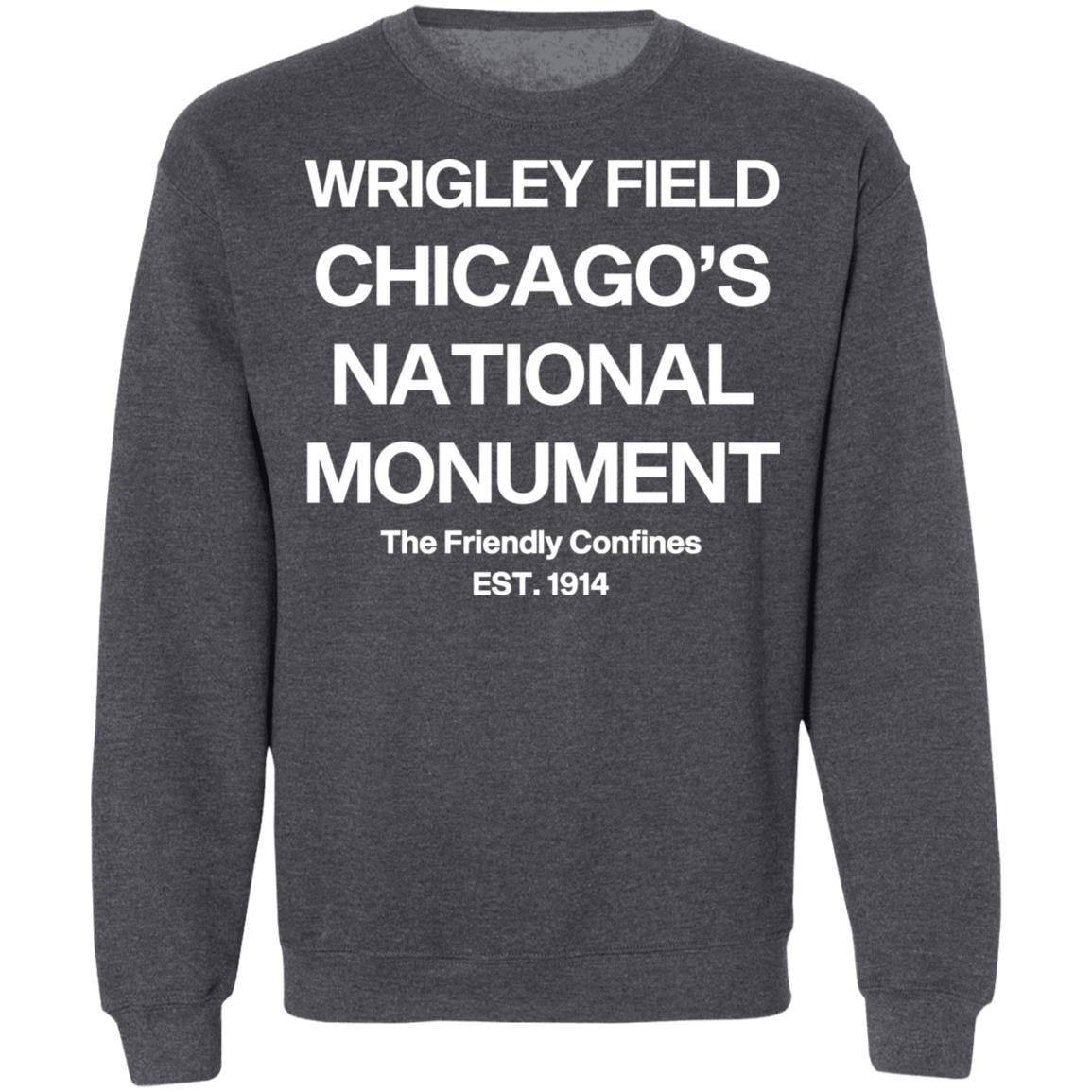 WRIGLEY FIELD: Chicago's National Monument Crewneck Sweatshirt ...