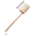 2packs Loofah Back Scrubber For Shower Loofah On A Stick With Natural