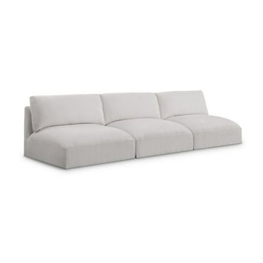 Meridian Furniture Ames Cream Boucle Fabric Modular Sofa - Walmart.com