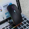 SUSUchens 2.4G Wireless Bluetooth-compatible LED Mice USB Ergonomic ...