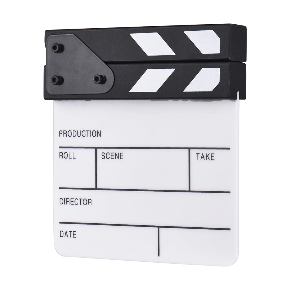 Action Cut Board, Andoer Acrylic Film Clapboard Dry Erase Compact Size ...