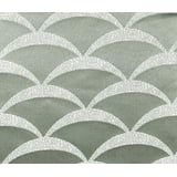 Sun Zero Atticus Metallic Jacquard Lined Rod Pocket Curtain Valance ...