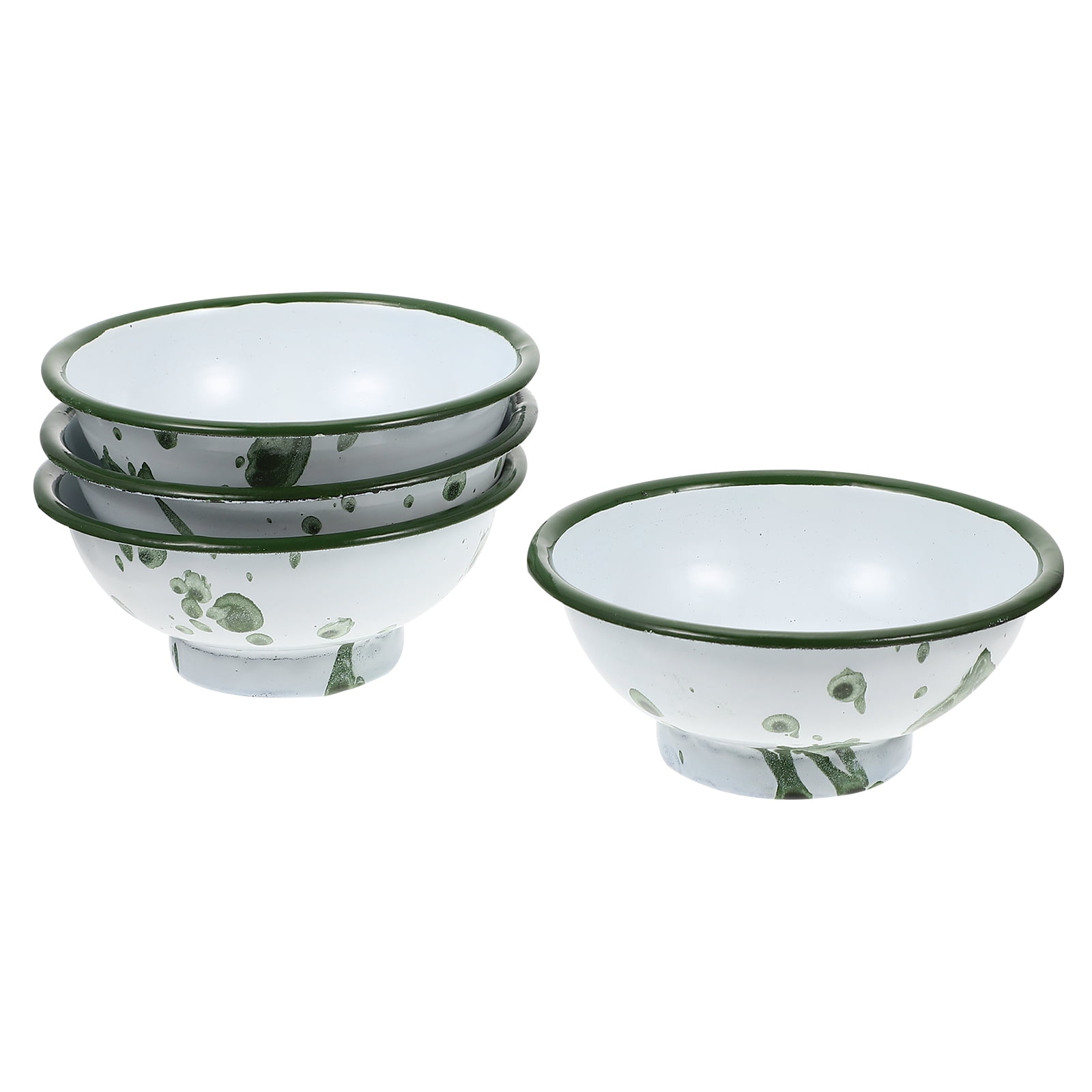 Enamel Bowl, Enamel Basin, Enamel Food Container, Food Storage Bowl ...