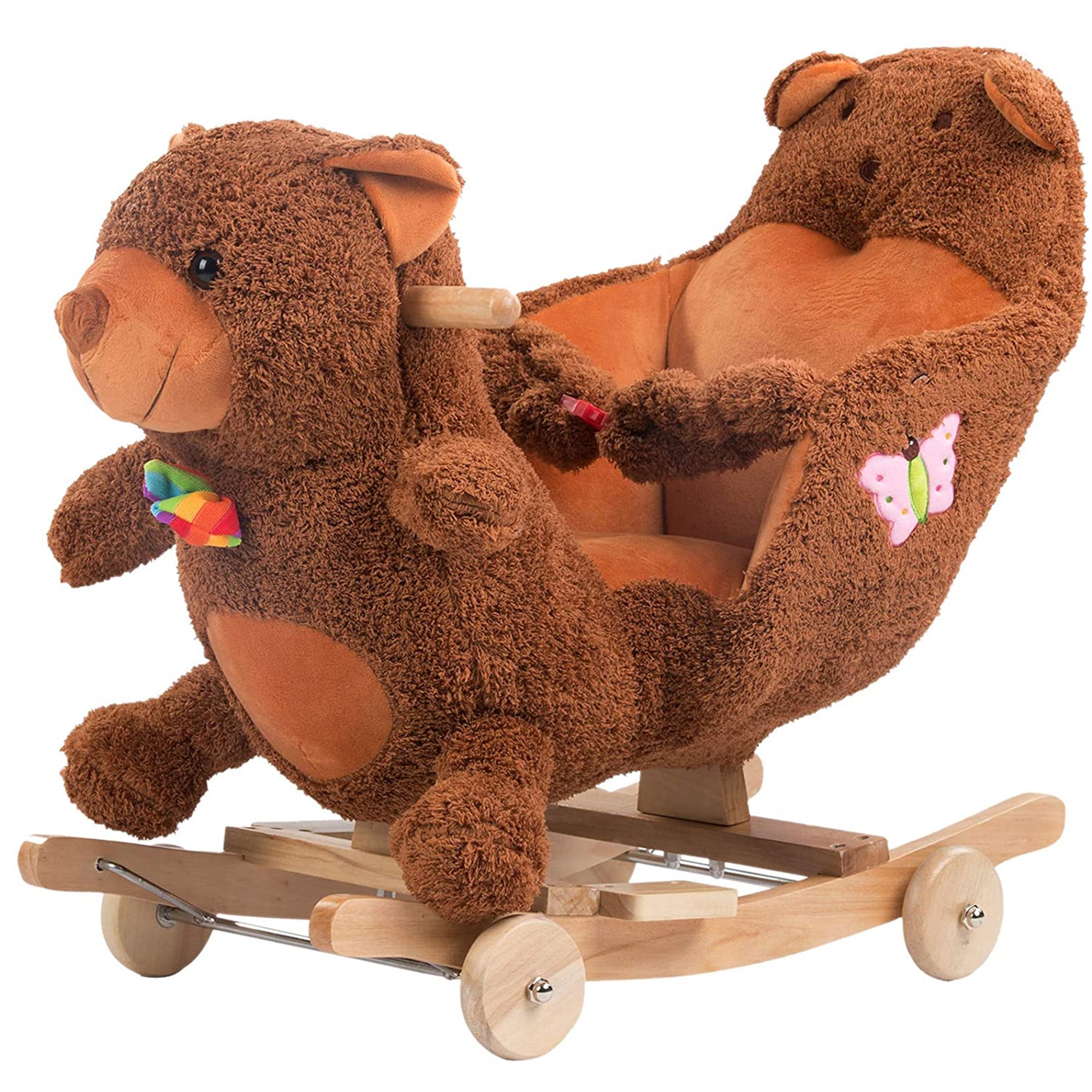 KARMAS PRODUCT Unicorn Rocking Horse with Fun Song Music/Seat Belt ...