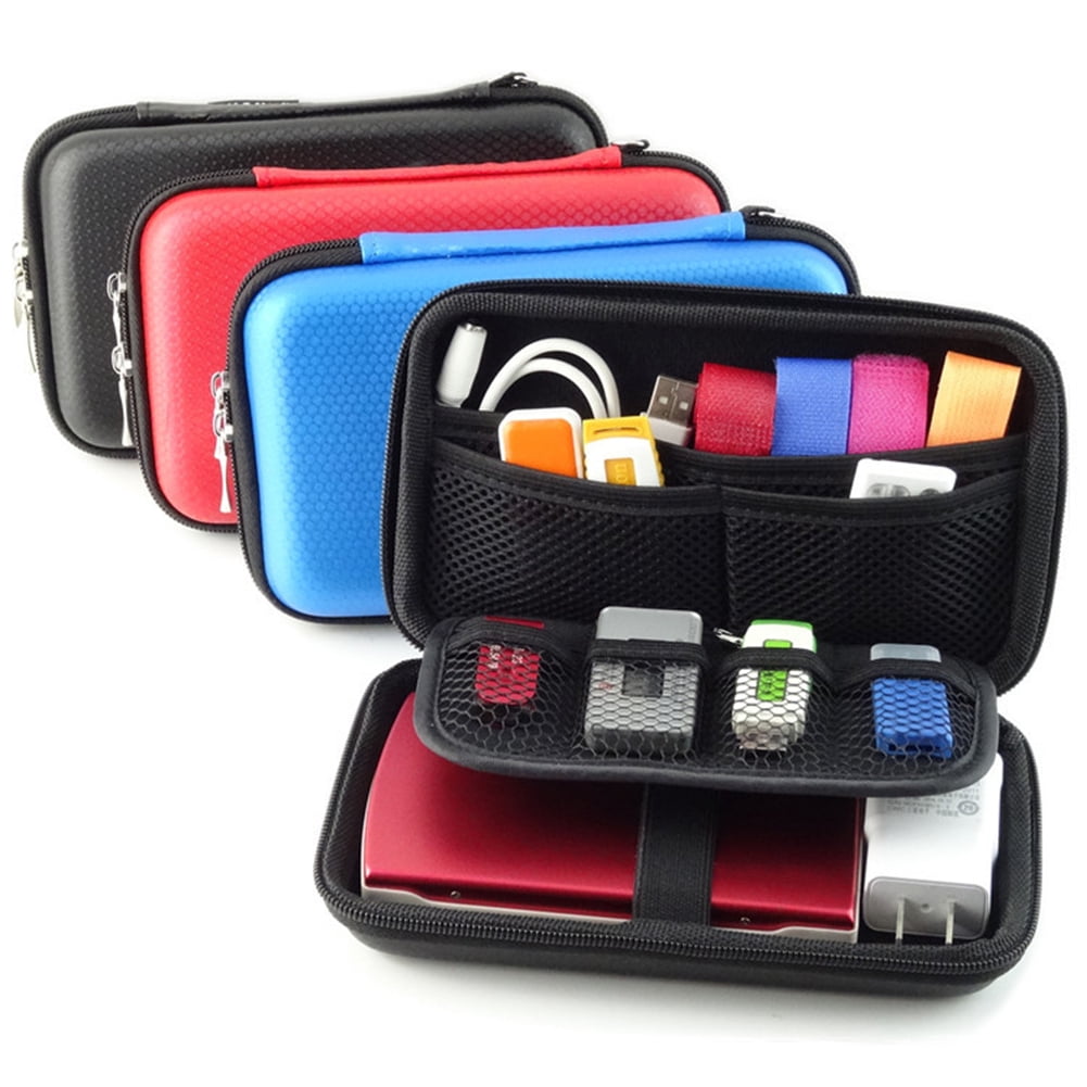 SPRING PARK Portable USB Flash Hard Disk Drive Data Cable Holder Bag ...