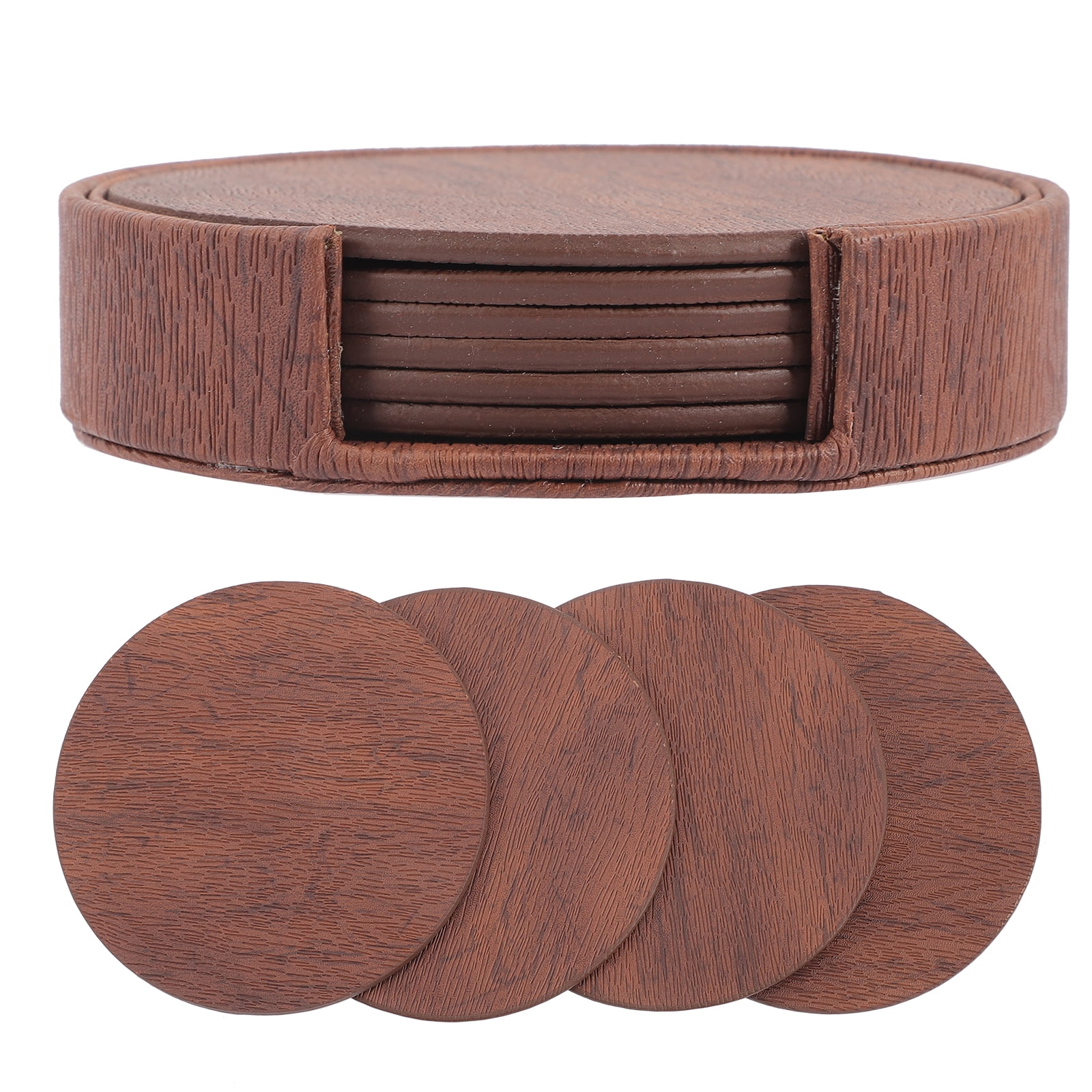 Click here for Cosmobetty 1 Set Leather Coaster Drink Coasters Wi... prices