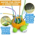 CHUCHIK Outdoor Kids Water Sprinkler Toy - Spinning Turtle with Wiggle ...