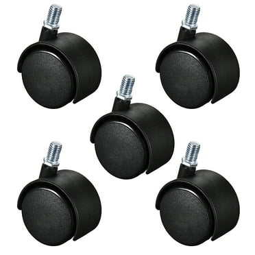 Tech Team Heavy Duty Locking Bed Casters with Wide Metal Attachable ...