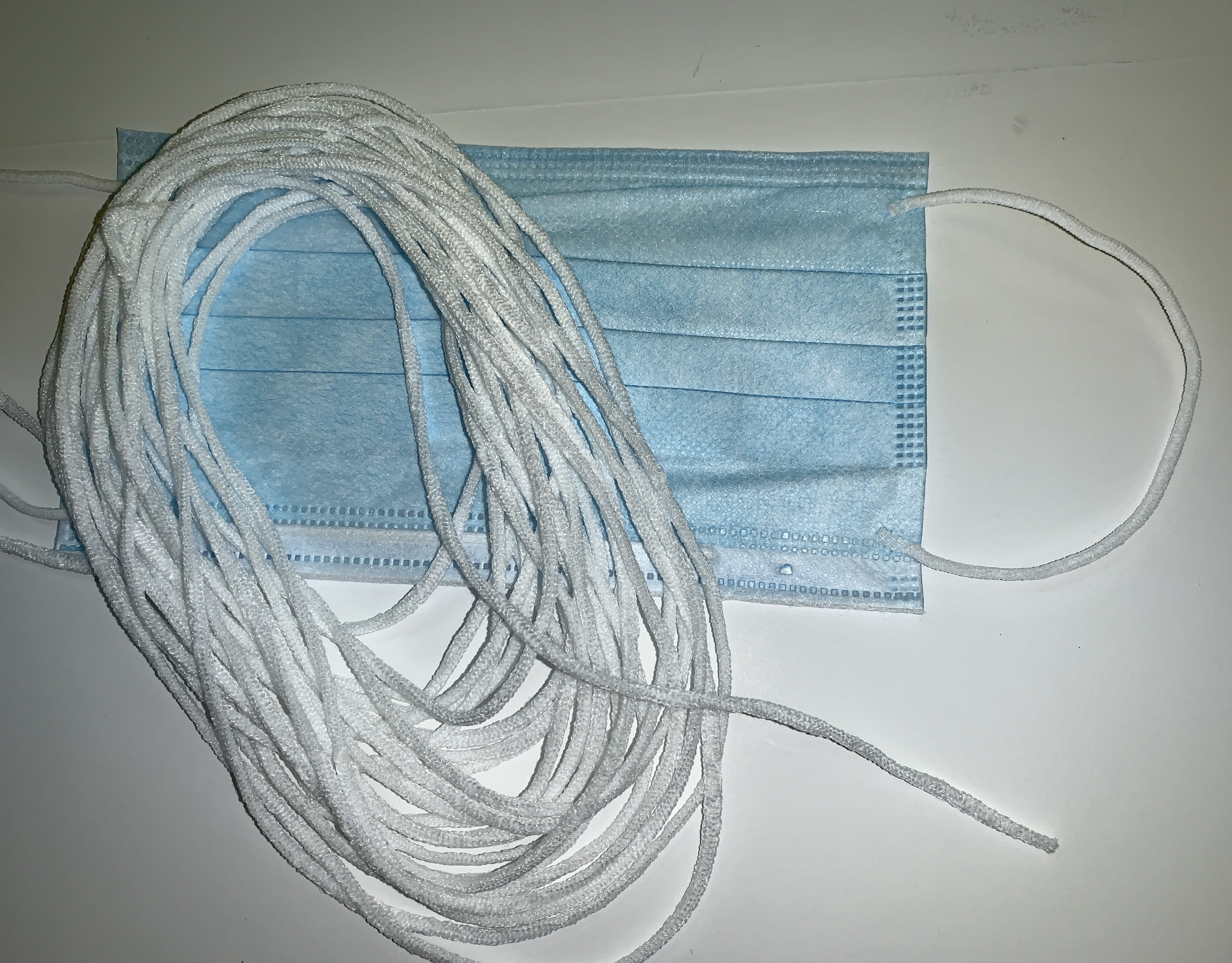 20 Yards Elastic String 2mm Cord Band Sewing Craft DIY For Face Mask ...