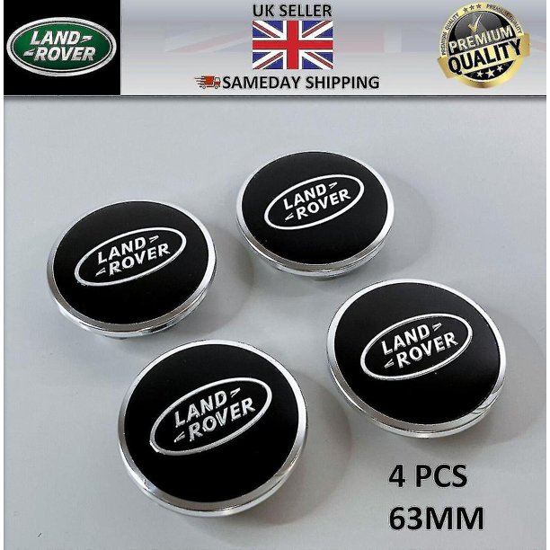 4 X Land Rover Centre Caps Black Range Rover Sport Evoque Velar ...