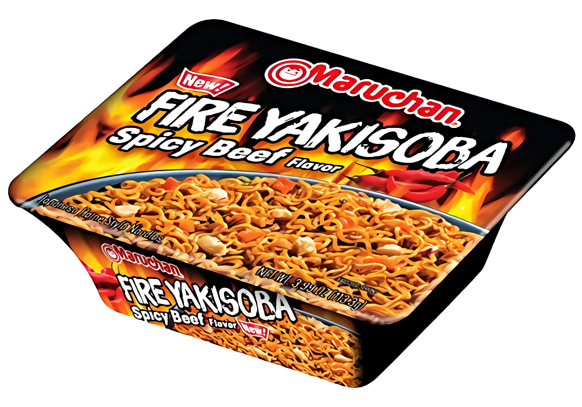 Maruchan Yakisoba, Fire Yakisoba, Spicy Beef Flavor, 3.99 oz, 8 Ct ...