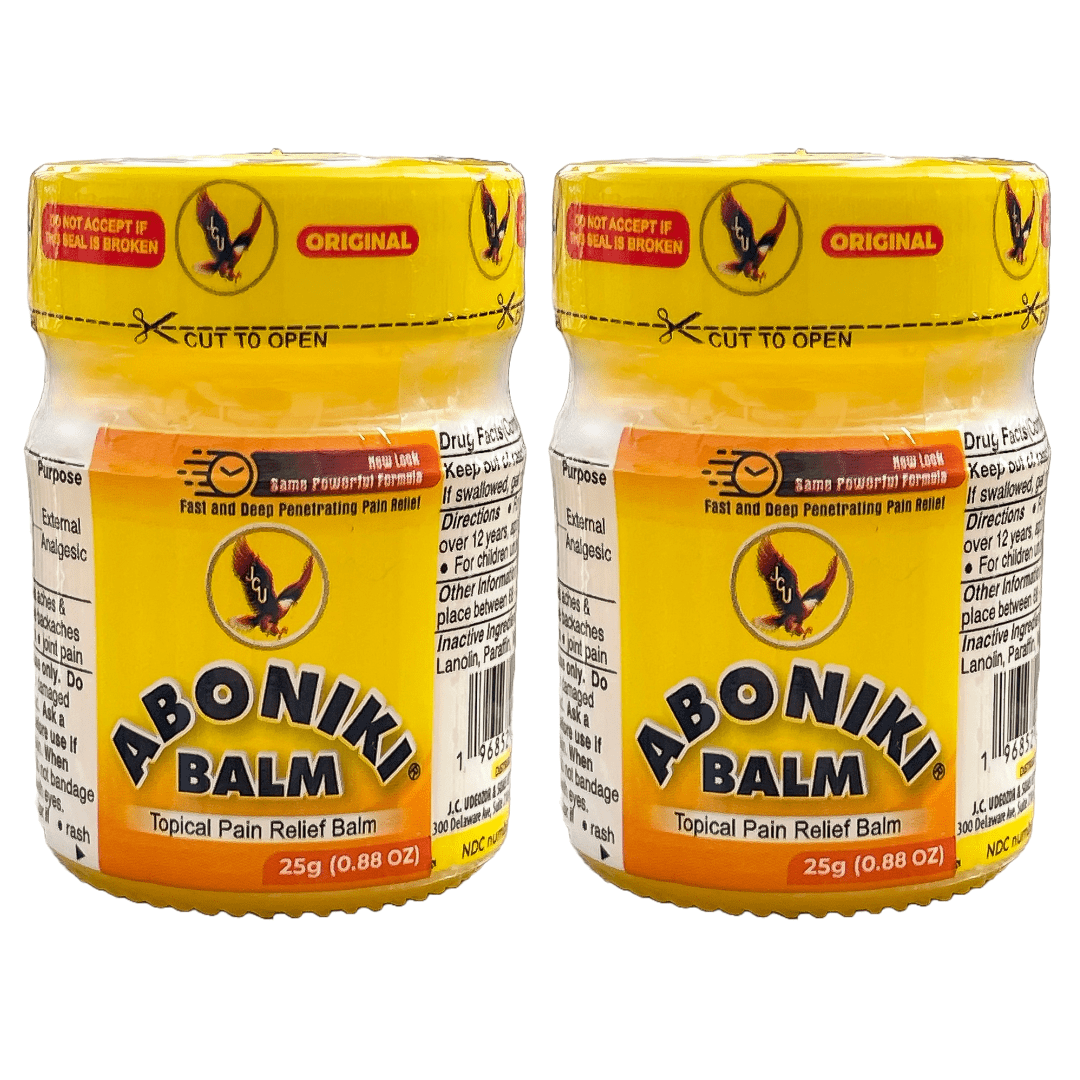 Aboniki Balm (2 Plastic Jars). Experience Fast-Acting Relief with ...