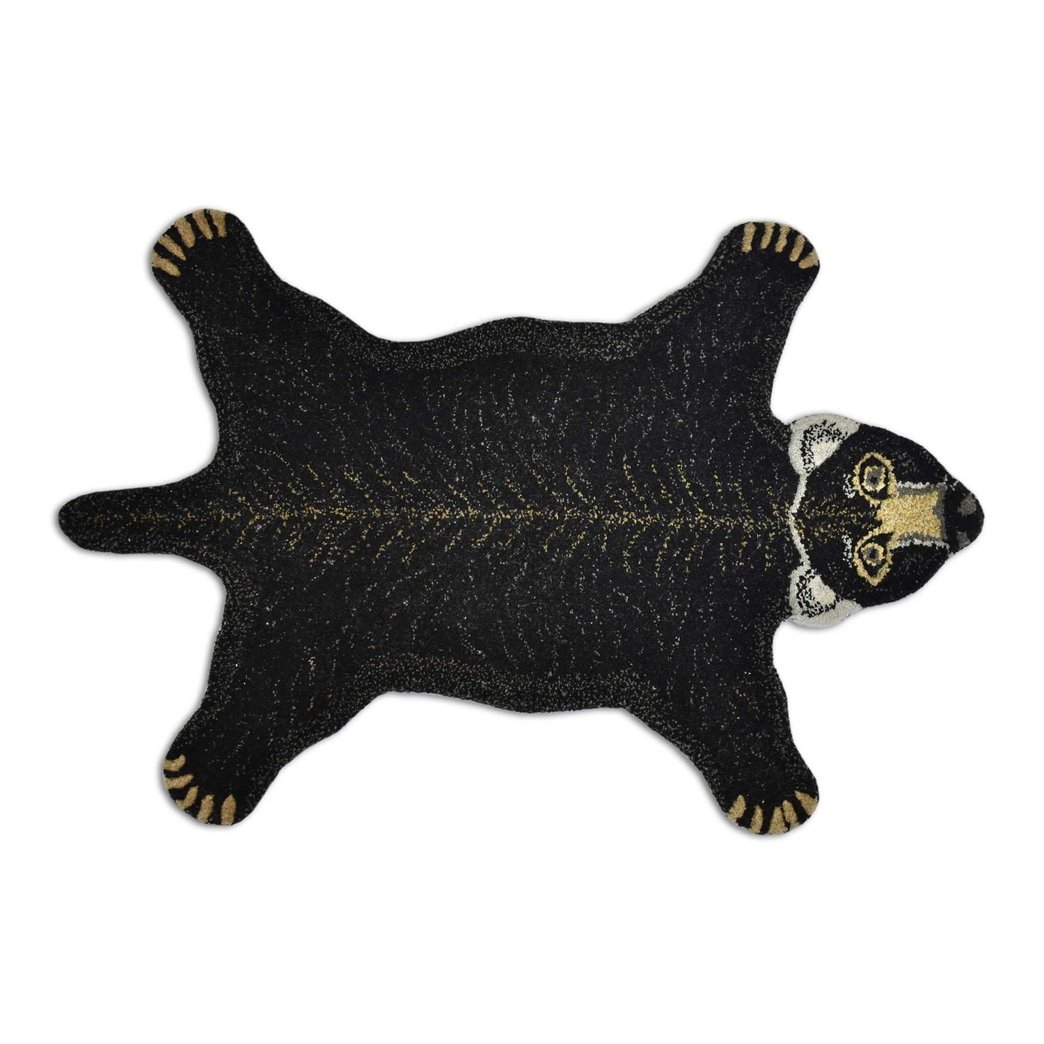 Click here for Fabstyles Black Bear Rug  Area Rag Rug For Living... prices
