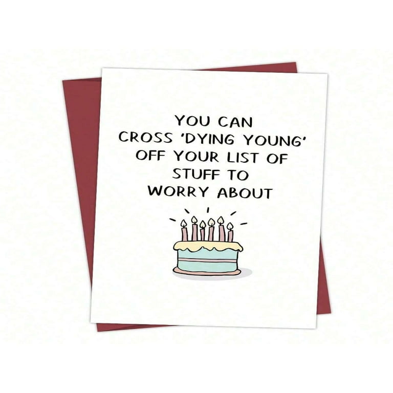 Happy Birthday Your Old Card #305. Funny Birthday Card. Happy