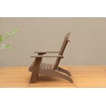 Modern Muse Polystyrene Adirondack Chair - Brown | Durable Outdoor ...