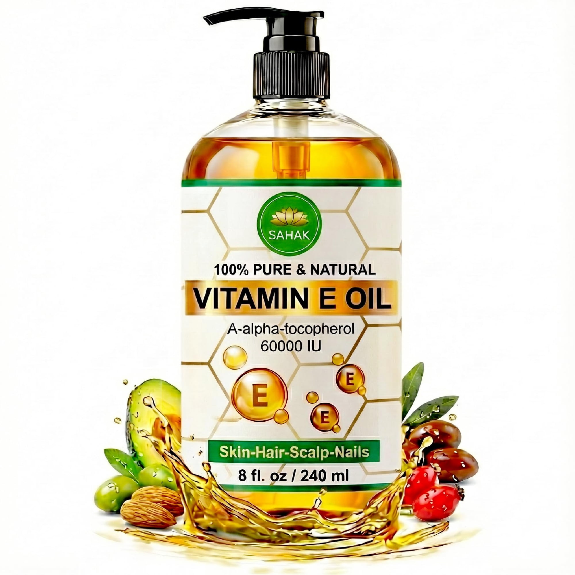 Click here for Sahak Vitamin E Oil 100 Natural Premium Grade 60 0... prices