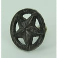 Set of 24 Rustic Brown Cast Iron Western Star Drawer Pulls and Cabinet Knobs - Perfect for ...