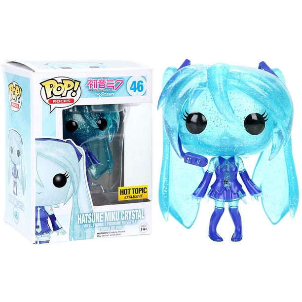 Funko POP! Rocks Hatsune Miku Crystal Vinyl Figure - Walmart.com ...