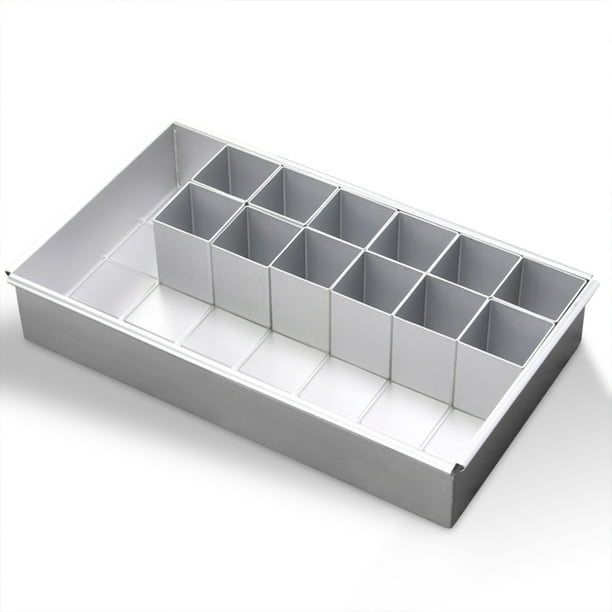 Molde de la torta de aleación de aluminio Horneado Alfabeto Letra Ajustable Molde Movable Tipo ...