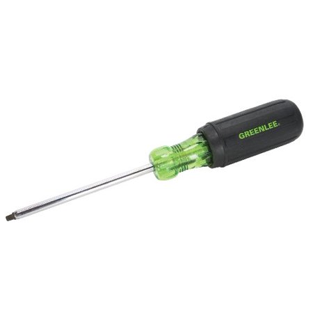 Greenlee 0353-12C Screwdriver with Soft Ergo Grip, Square-Recess Tip ...