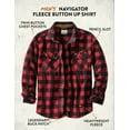 Legendary Whitetails Men's Navigator Fleece Button Up Long Sleeve Plaid ...
