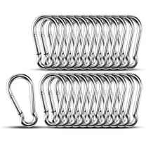 Small Carabiner Clip, 30pcs 1.57inch Mini Carabiners Clips, M4 ...