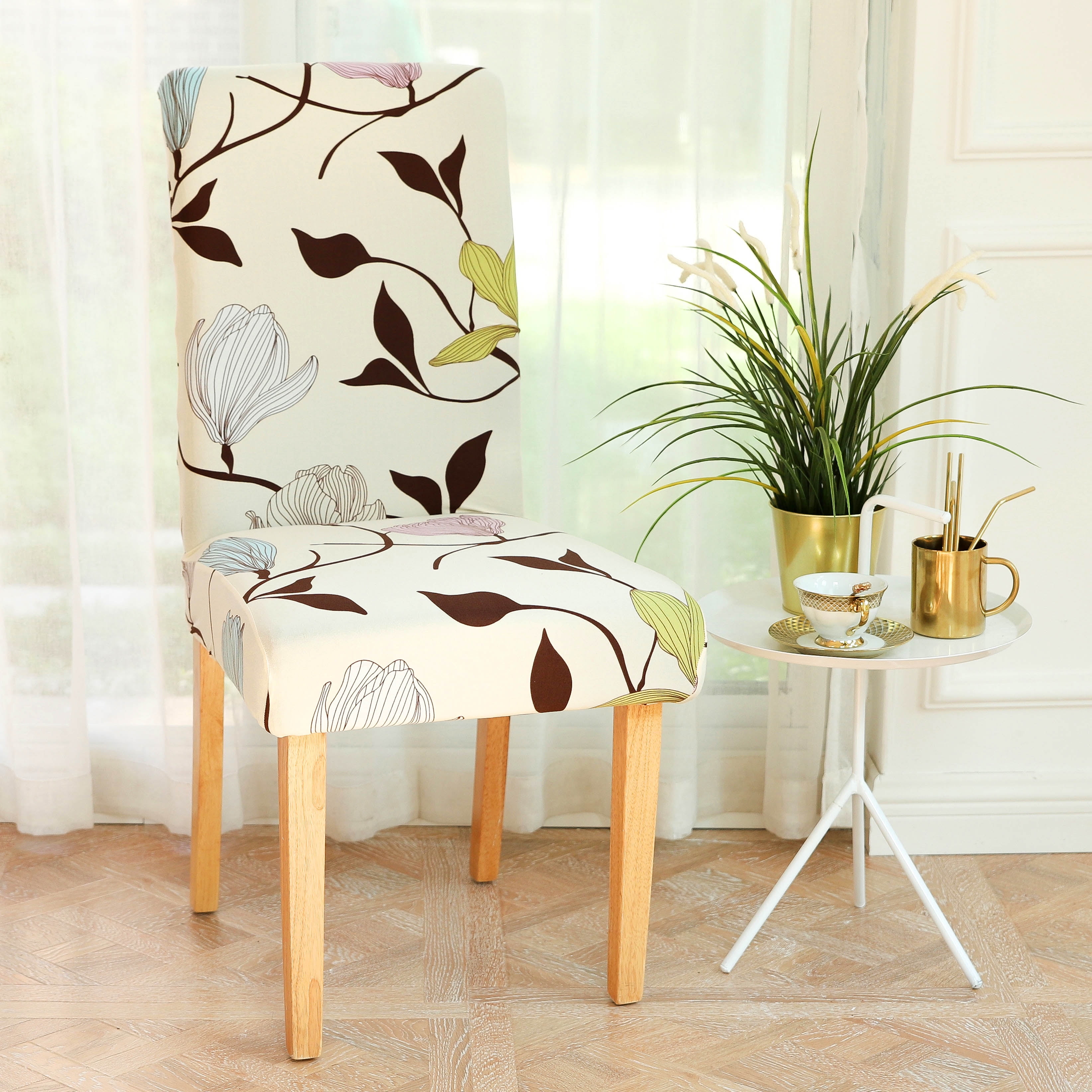 INFINITY COLLECTION Spandex Fabric Stretchable Elastic Slipcovers for ...