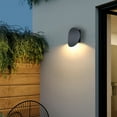 2-Pack Modern Black Aluminum LED Outdoor Indoor Wall Lights - Walmart.com