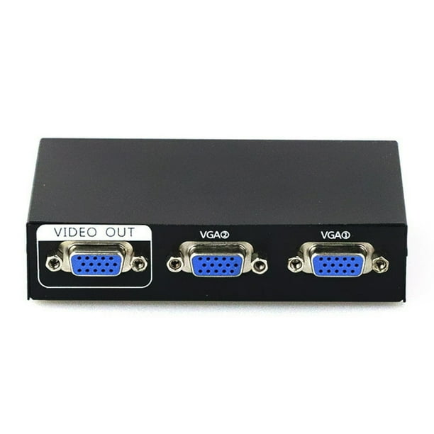 MesaSe 4 Ports VGA Sharing Switch Box 4 In 1 Out For LCD PC TV black 4 ...