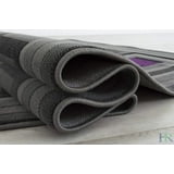 Handcraft Rugs Purple and Gray Abstract Geometric Modern Squares ...