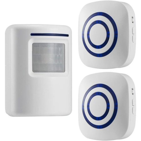 Wireless Driveway Alert: Chime Alarm Doorbell Infrared Motion Detector ...