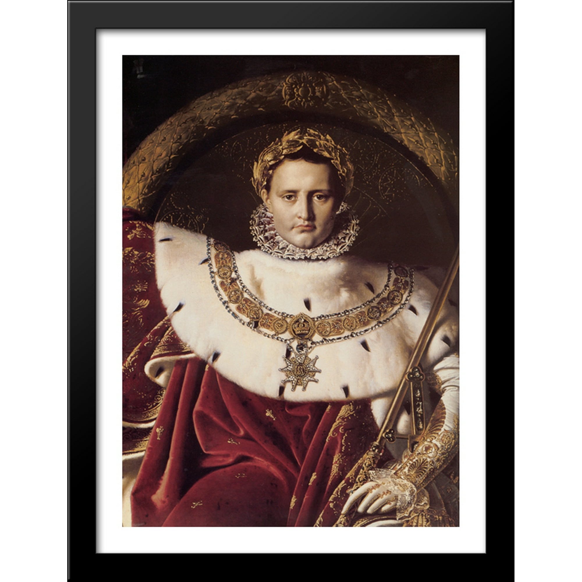 Portrait Of Napoleon On His Imperial Throne