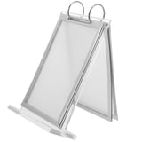 STRANDCHIC Flip Poster Stand Acrylic 1Pack 5.8In Tall - Walmart.com