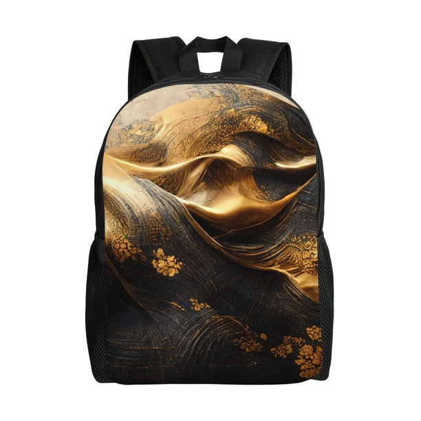 Disketp Luxurious Gold Flow Mochila Unisex de Apertura Lateral Completa ...