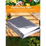 Yguping 210x120cm Silver Reflective Film Plants Garden Greenhouse ...