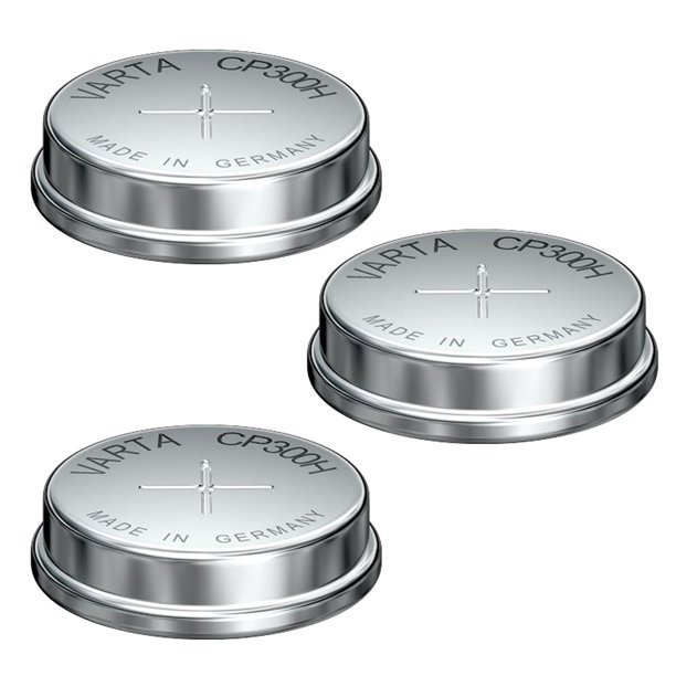 3x VARTA CP300H 1.2V 300mAh Button Battery V300 55630101501 AASC1145 ...