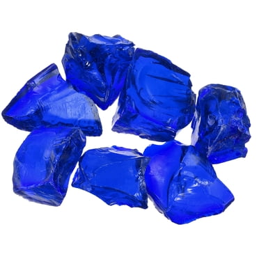 Element Fire Glass Large Gold Reflective Fire Glass 10lb - Gold Fire ...