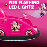 Disney's Minnie Mouse 6V Bumper Car, Toddler Ride On Mini Race Kids Toy ...