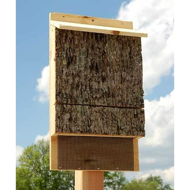 Uncle Dunkels Triple Chamber Bat House; OBC Endorsed Rustic Wooden ...