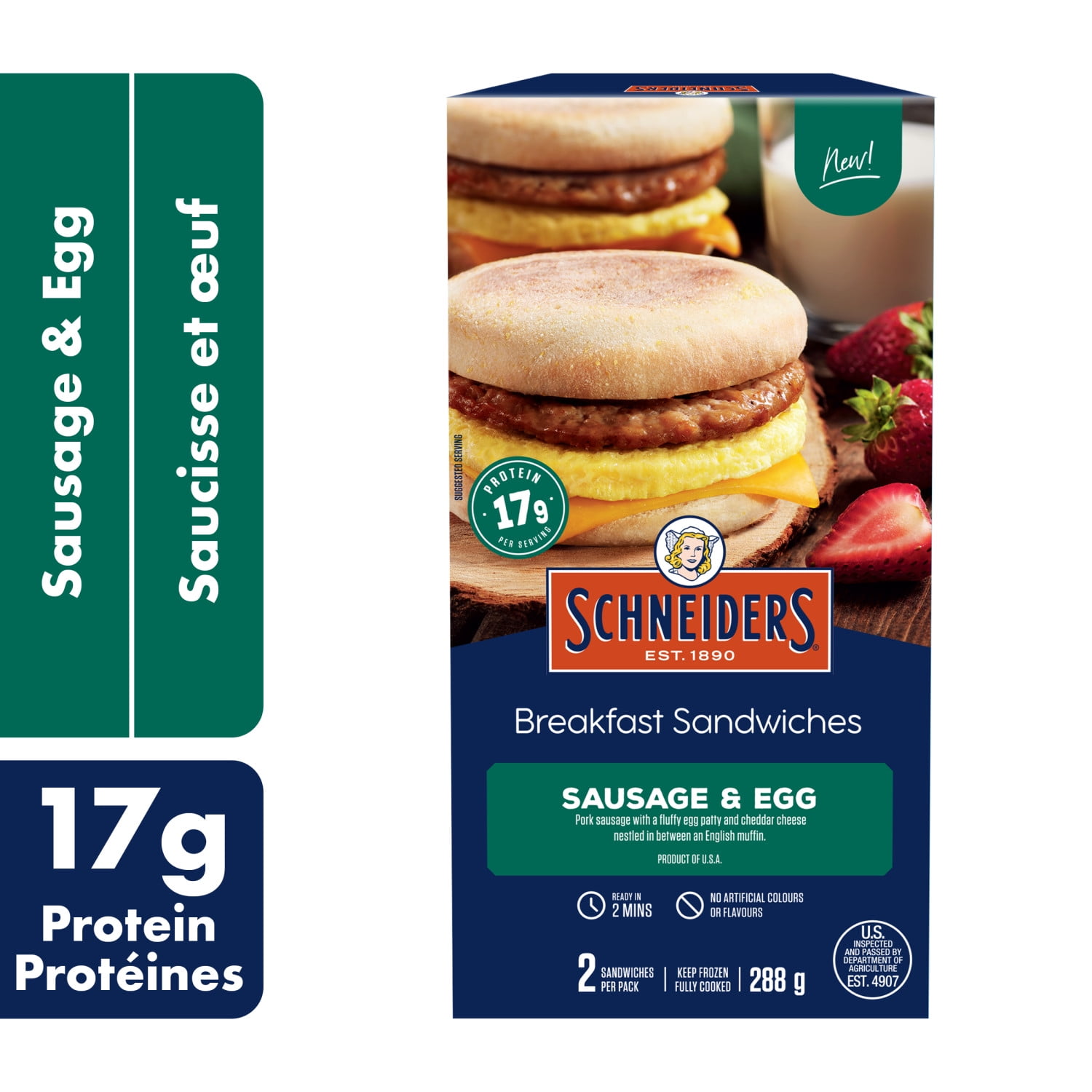 Click here for Schneiders Schneiders Sausage & Egg Breakfast Sand... prices