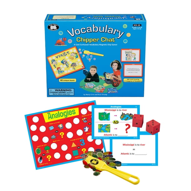 Super Duper Publications | Vocabulary Chipper Chat Magnetic Game ...