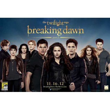 The Twilight Saga: Breaking Dawn - Part 2 Movie POSTER 11" x 17" Style ...