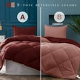 Multi Color 2-Tone Reversible Comforter Set - Walmart.com