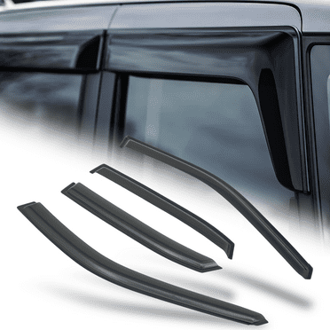 M-AUTO 2Pcs Smoke Window Visor Shade Vent Wind Rain Deflector Guard for ...