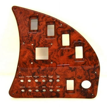 Rinker Boat Switch Panel Blank 206492B | 262 Woodgrain 12 1/8 x 11 1/2 ...