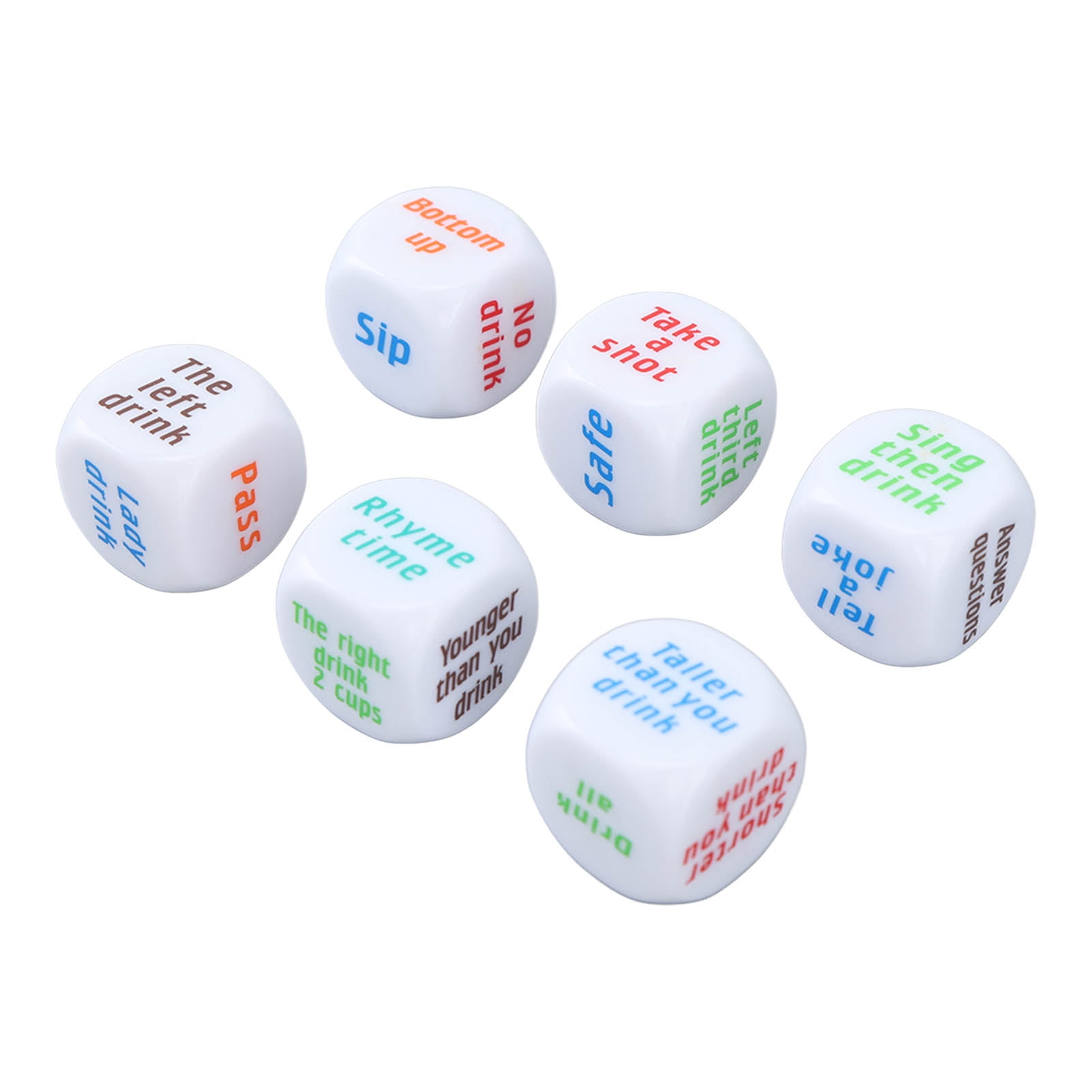 Click here for Estink Drinking Dice  6pcs White Drinking Bar Dice... prices