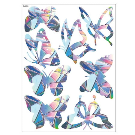 Window Decal Reflective Anti Collision Visual effect; Removable Glass ...